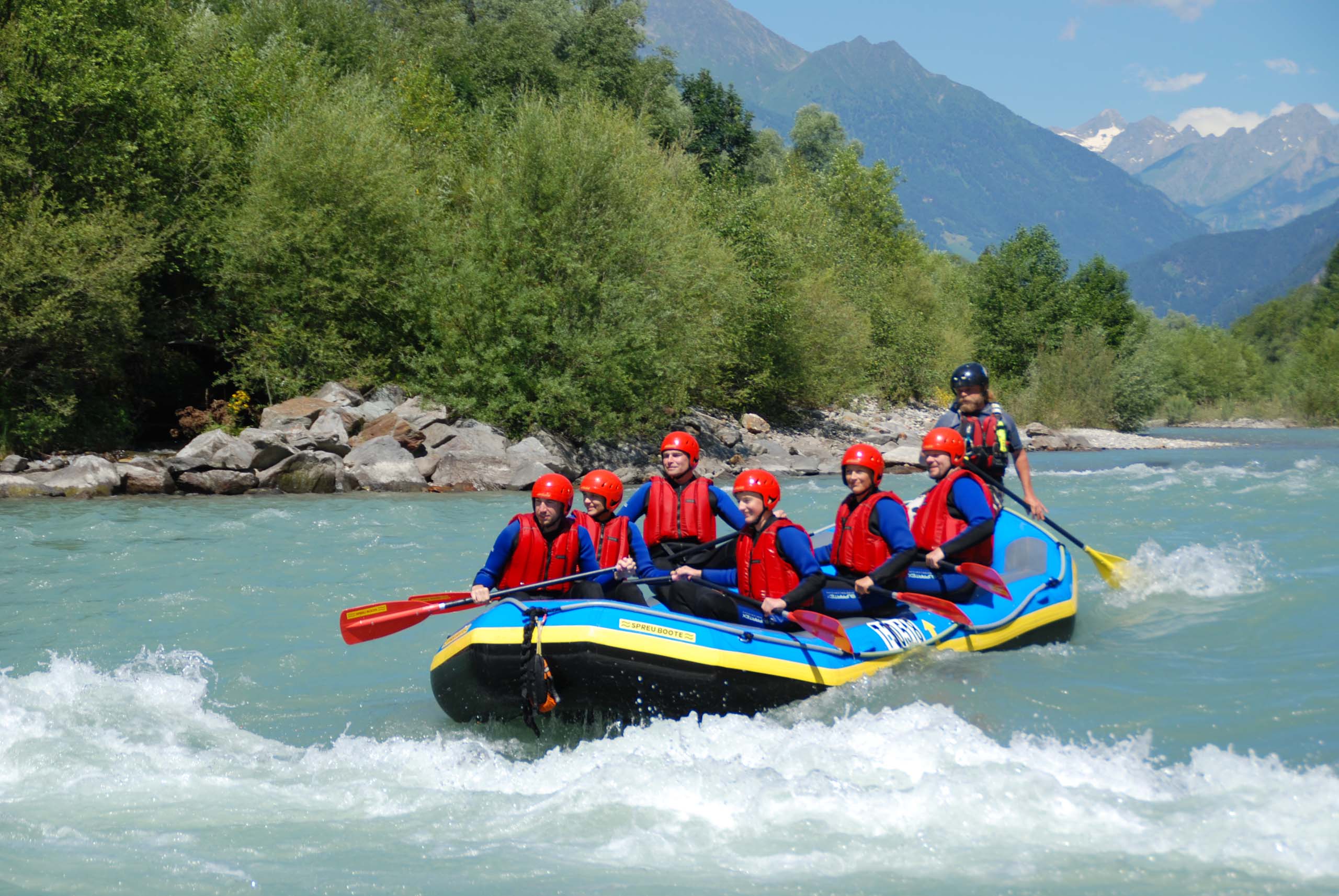 Rafting in Österreich – überschäumender Spaß